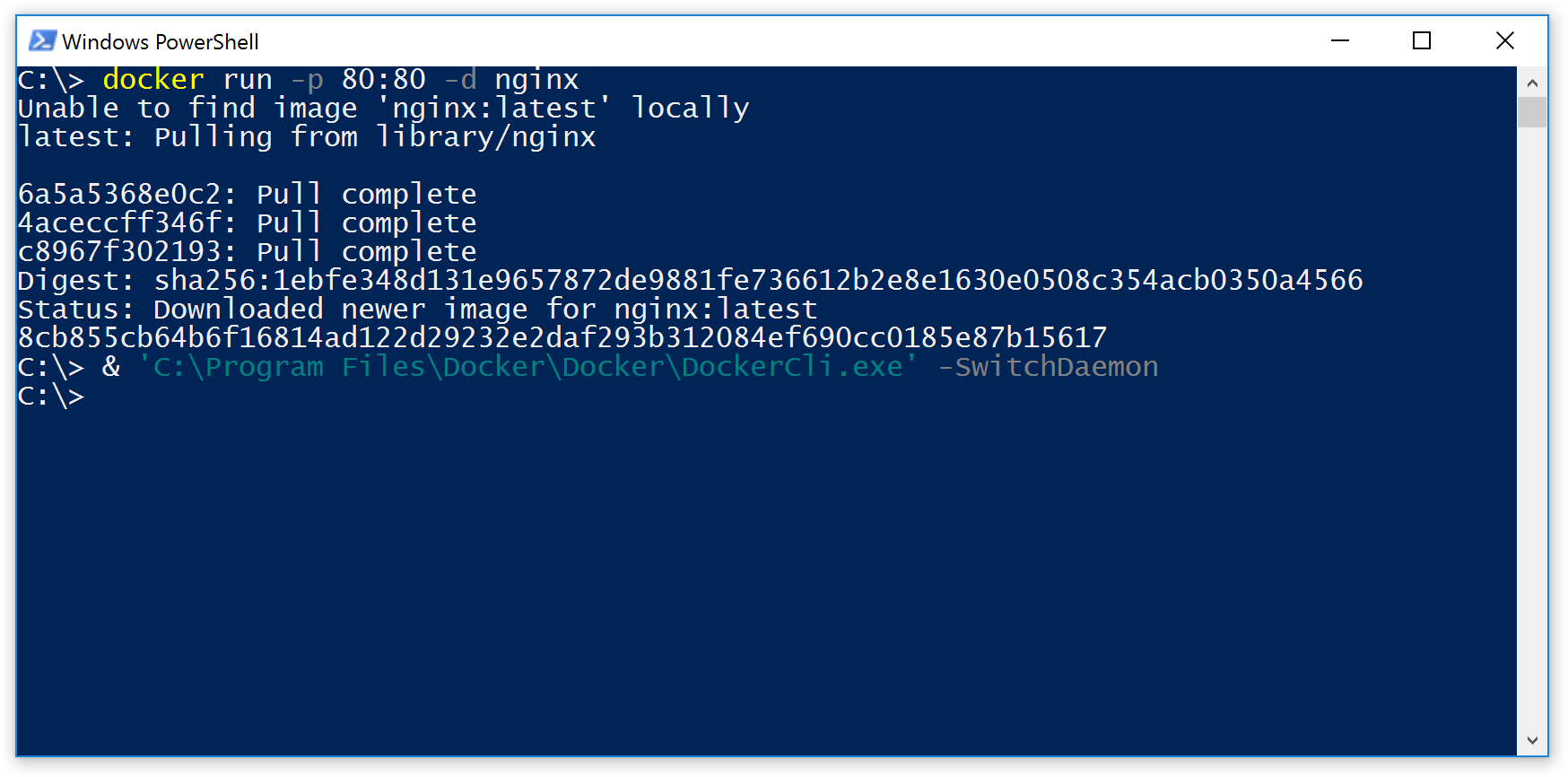 Run Linux And Windows Containers On Windows 10